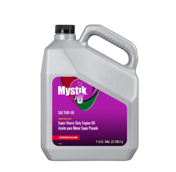 15W-50 Motor Oil, Mystik, Synthetic Blend Heavy Duty, 1 Gallon – MiamiStar.com