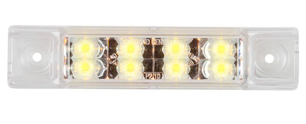 Amber Clear 6" Rectangular Surface Mount Pearl Marker & Turn LED LighT – MiamiStar.com