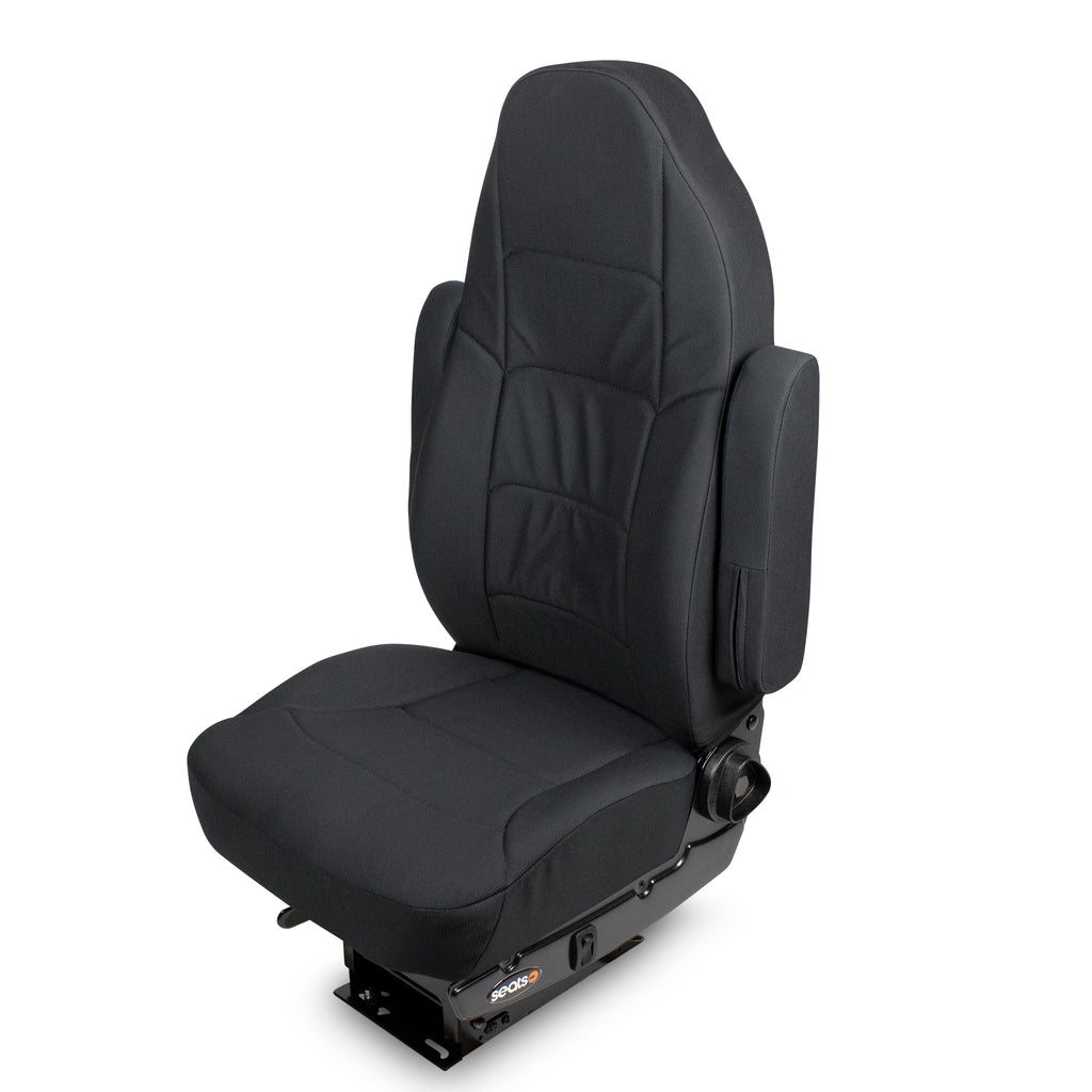 Seat, Heritage Silver, Tuff Cloth, Highback W/ Arms – MiamiStar.com