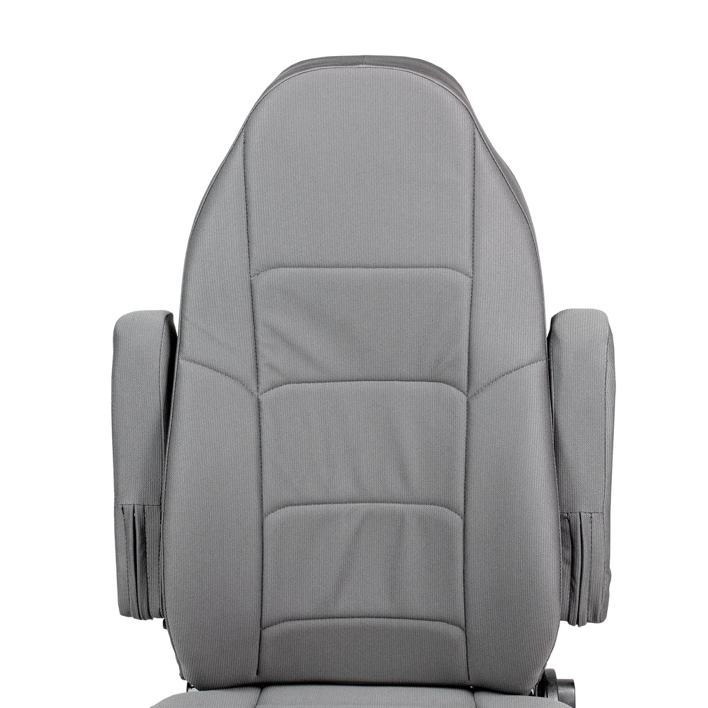 Seat, Heritage Silver, Tuff Cloth, Highback W/ Arms – MiamiStar.com