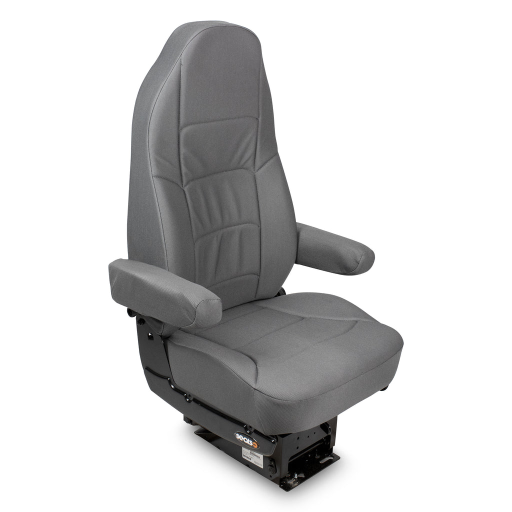 Seat, Heritage Silver, Tuff Cloth, Highback W/ Arms – MiamiStar.com