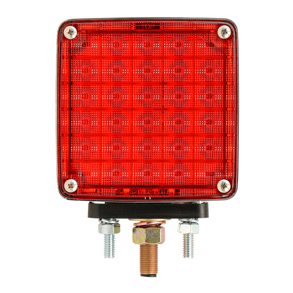 Square Double Face Smart Dynamic LED Pedestal Driver Side Light Amber ...