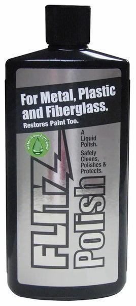 Flitz Metal, Plastic & Fiberglass Polish - LIQUID 473 ml / 16 oz Bottl ...