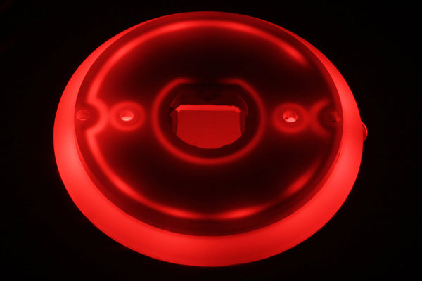 Halo Glow Light with Red LED for Watermelon Lights, complete with 2 wi ...