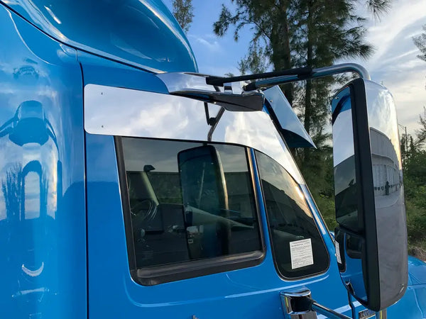 Door Window Trim Front Fits International Prostar & 4300 Stainless Ste ...