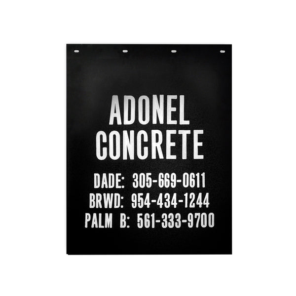 24” x 24” Mud Flaps Adonel Concrete – MiamiStar.com