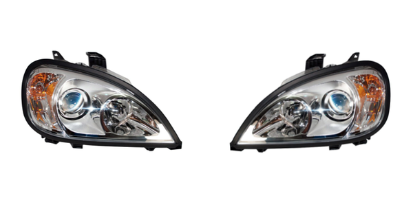 Headlight Freightliner Columbia Chrome Projector Diver Side – MiamiStar.com
