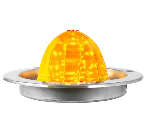 Classic Watermelon LED Light with Stainless Steel Flange Mount Bezel ...