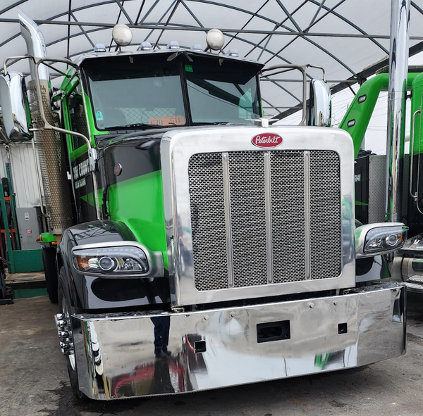 20" Chrome Bumper Fits Peterbilt 365, 367, 567 Setback Axle Tow Only ...