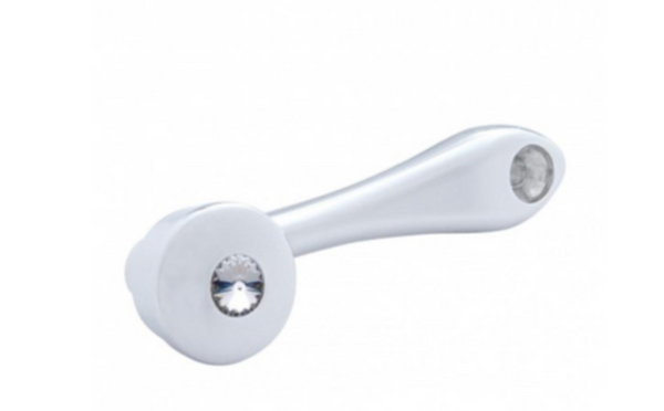 Chrome Die-Cast Window Crank With 3/8 Square Adapter - Clear Crystal ...