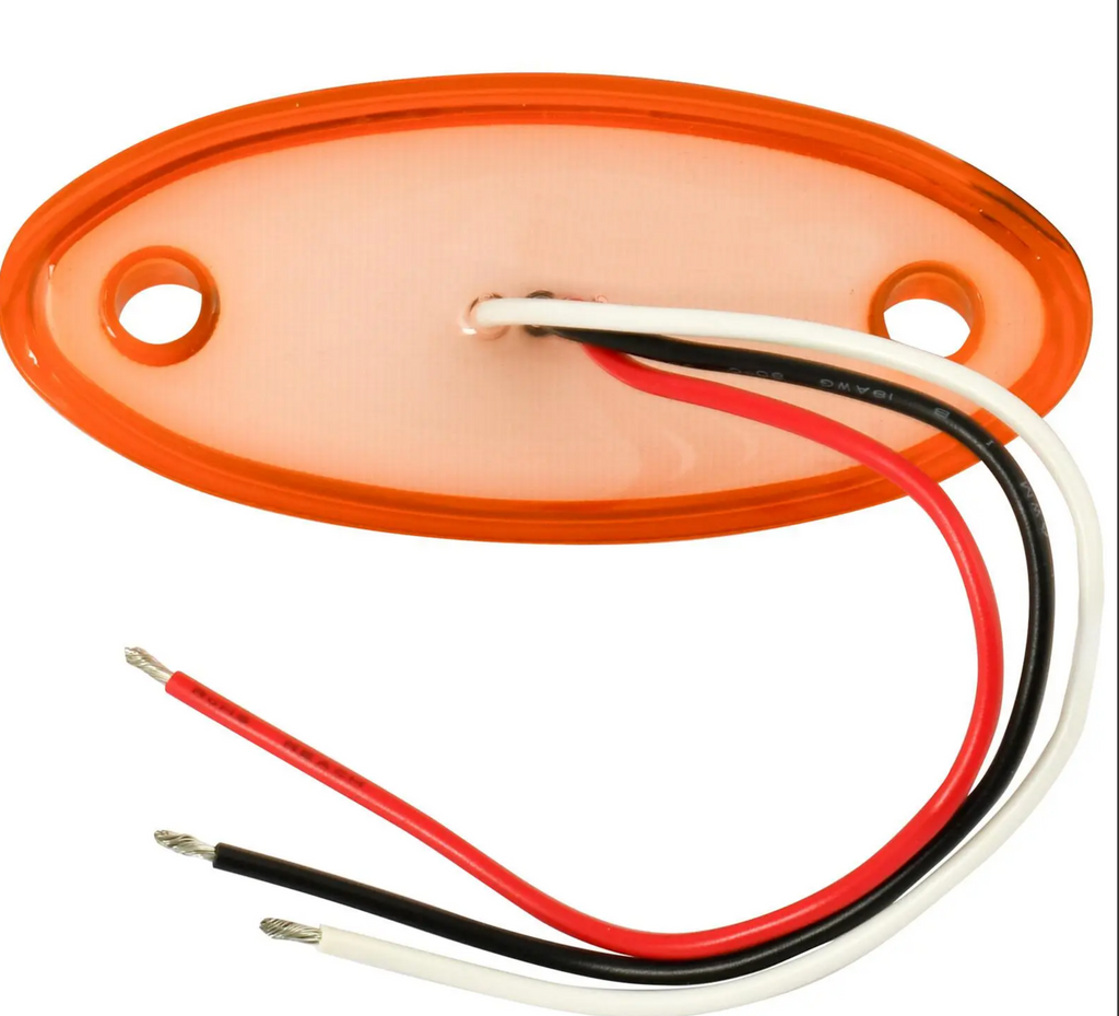 Amber/Amber LED Glow Base for Grand General Swan Hood Ornament ...