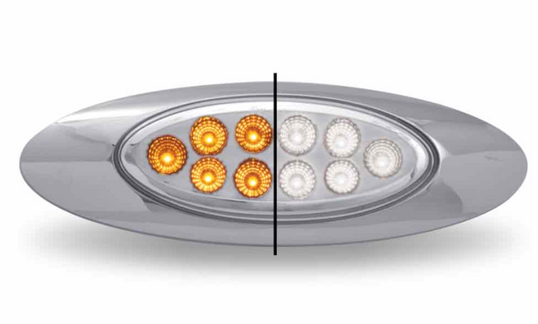 Trux Amber Marker To White Auxiliary Generation 4 LED Light – 10 Diode ...