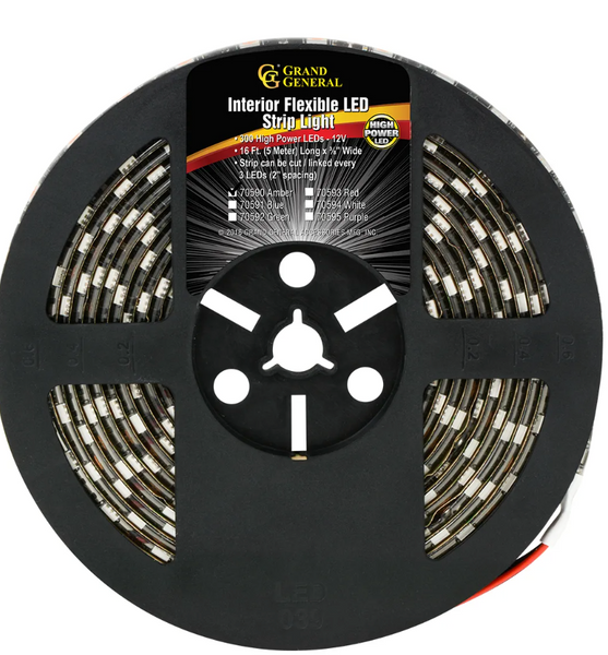 Amber Interior Flexible & Cuttable LED Strip Light – MiamiStar.com