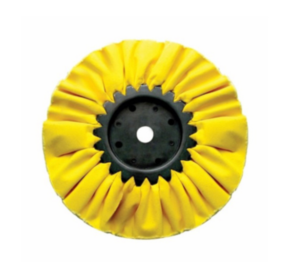 8" Yellow Treated Airway Buff - 3/4" Arbor – MiamiStar.com