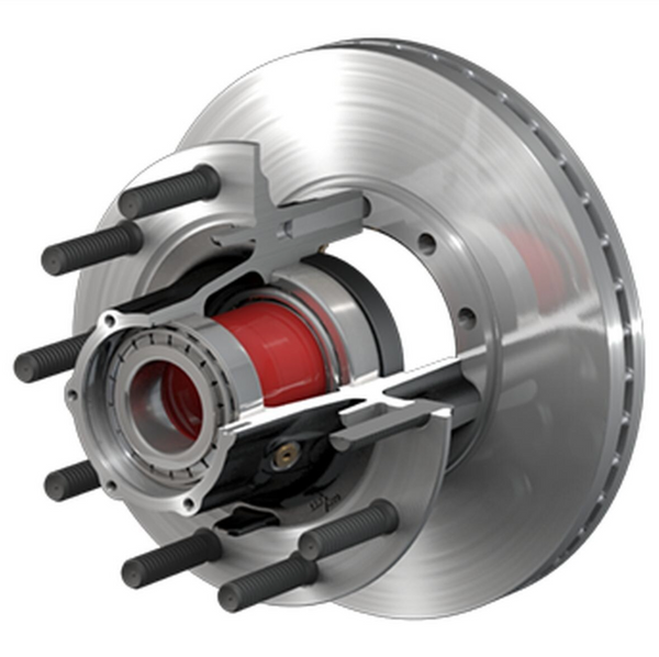 ConMet, Disc Brake Rotor and Hub Assembly, Flat Rotor, Iron Hub, 3.41 ...