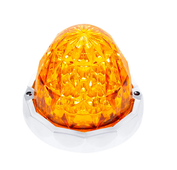 19 LED Dual Function Crystal Watermelon Light Kit With Bezel-Amber LED ...