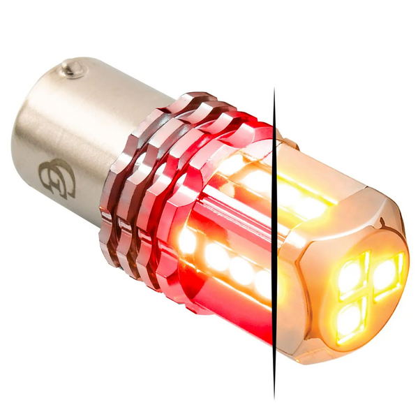 Amber/Red 1157 Dual Color LED Bulb 1pc/Pack – MiamiStar.com