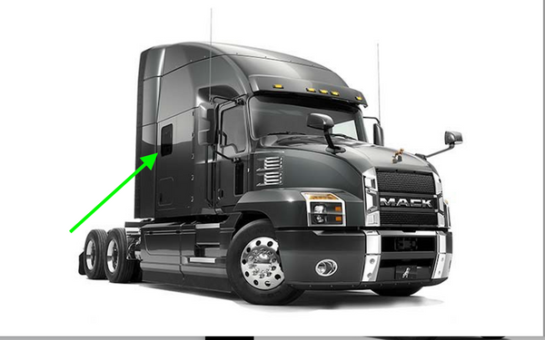 This window trim is designed for 2018+ Mack Anthem models. Sold in pai ...