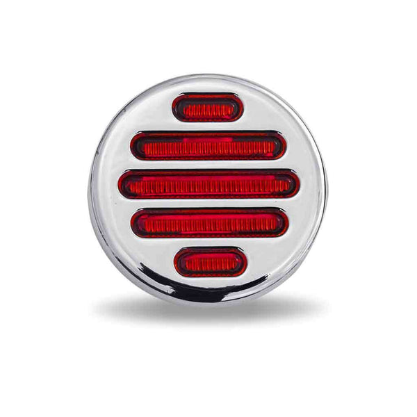 Trux 2″ Red Marker Flatline Round LED Light – 9 Diodes – MiamiStar.com