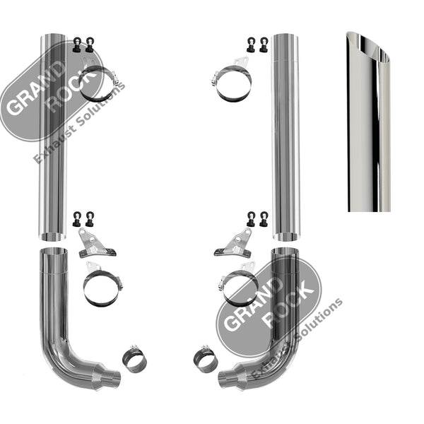 Miter Cut Stack Kit 8" Diameter Fits Peterbilt 115" – MiamiStar.com