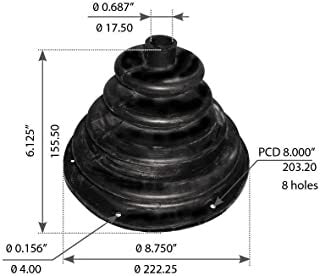 Shift Boot Kenworth T600,T800 Series 8 holes – MiamiStar.com