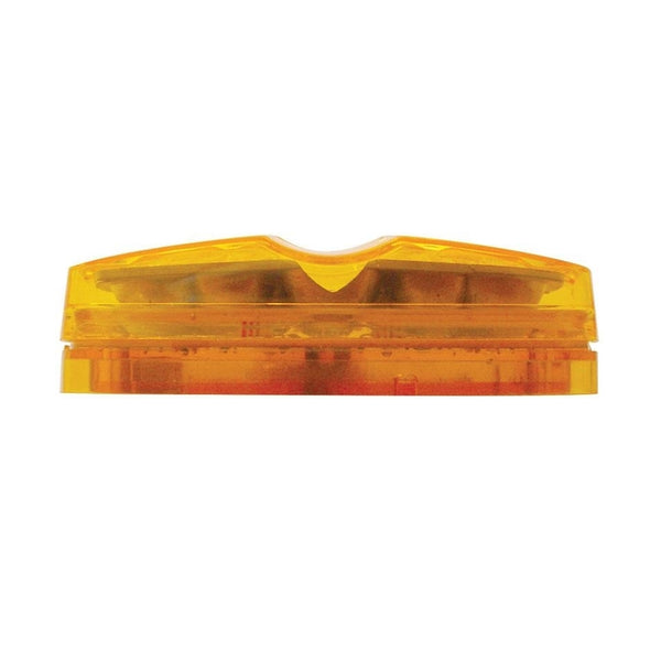 14 LED Reflector Rectangular Clearance/Marker Light - Amber LED/Amber ...