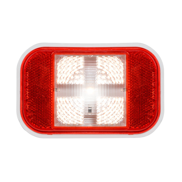 Rectangular Single High Power Led Sealed Red/White Light – MiamiStar.com