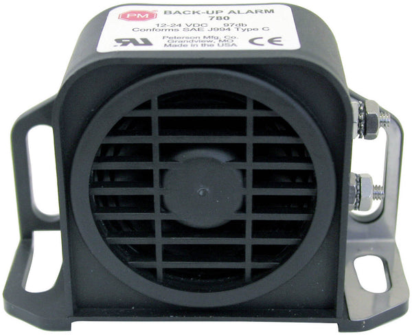Peterson Back-Up Alarm, 97 Decibels, 4″X2.125″ 12V / 24V – MiamiStar.com