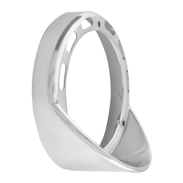 Chrome Plastic Rim W/Visor Up side down for 4” lights – MiamiStar.com
