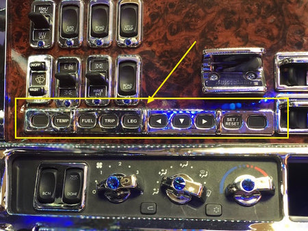 Push Botton Panel Cover fits Freightliner Century/Columbia 2000 ...