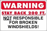 Warning Stay Back Sticker – MiamiStar.com