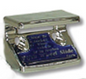 Chrome Plastic Switch Guard W/Blue Air Suspension – MiamiStar.com