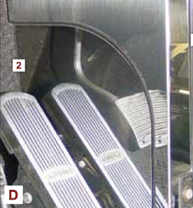 Driver Side Kick Panel Trim W/Screw Hole Fits Freightliner Classic, FL ...