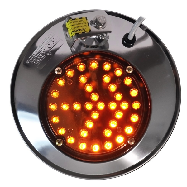 Stainless Steel Spot Mirror with LED Marker & Turn Light NO WARRANTY D ...