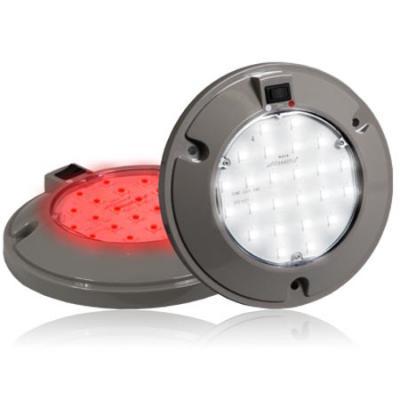 6” Interior 24 All Led Dual Color Red/White Dome Light Maxxima ...
