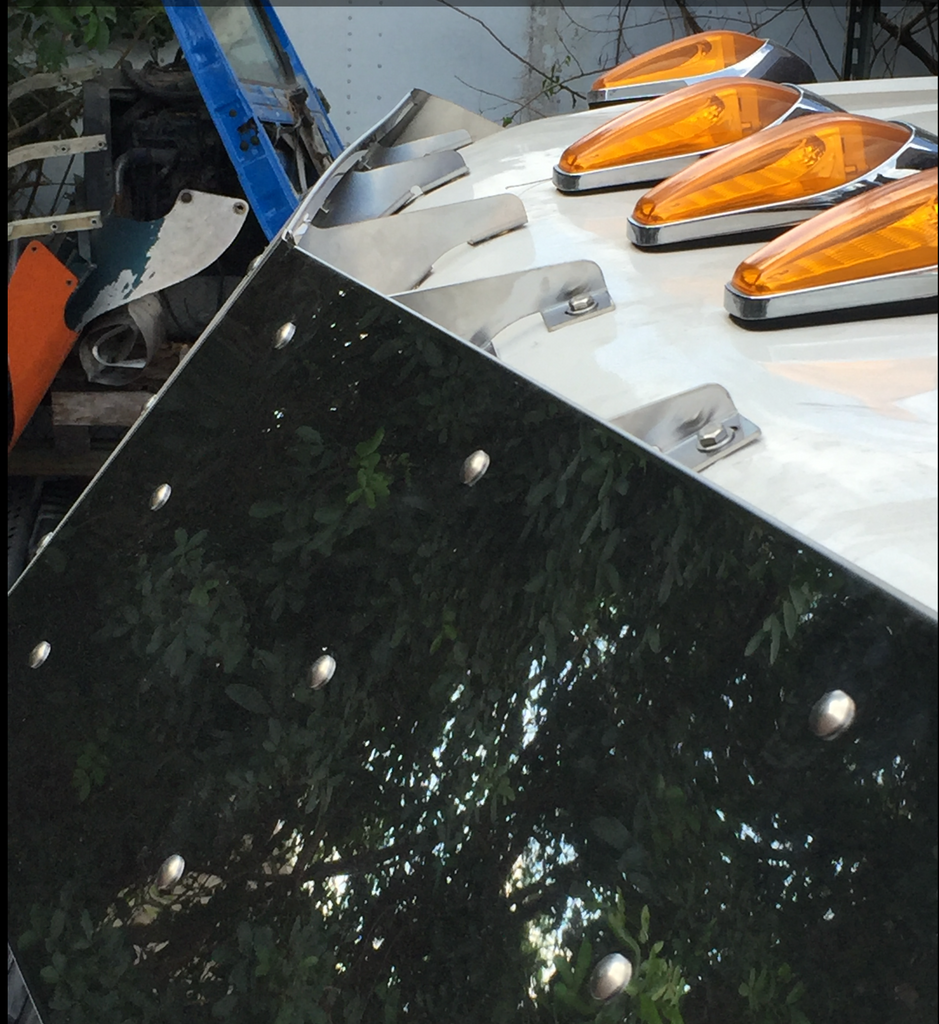 13” Visor Fits Mack Vision/Granite Flat Top Model Cv713 CV, GU, CL, CH ...