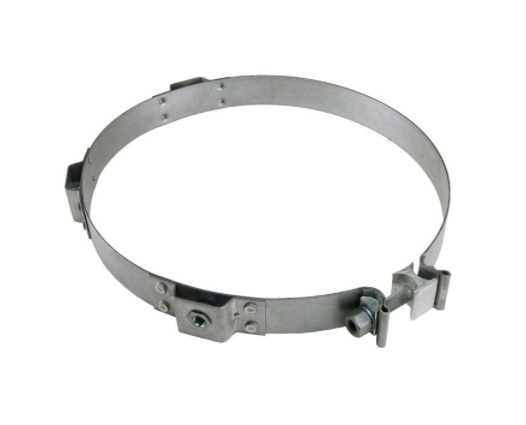 Clamp Muffler T Bolt/Strap T, 11" / Holds screen also Fit Peterbilt 38 ...