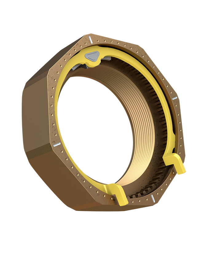 Revhd Rev-loc Universal Locking Spindle Axle Nut (4 13/16" - 8 pt) TRA ...