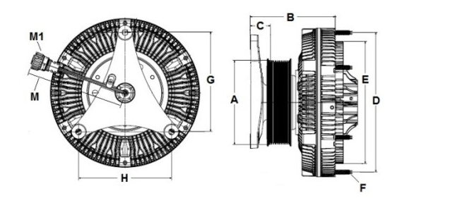 Horton RCV250 Fully-Variable Fan Drive Fits Mack, Volvo – MiamiStar.com