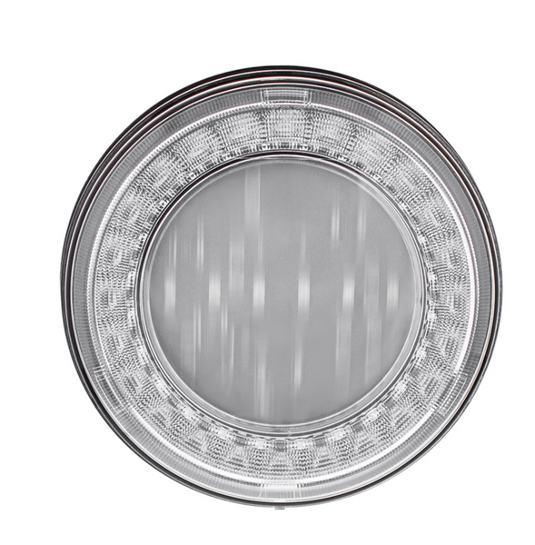 30 LED 4" Round Lumos Light I-Series (Stop, Turn & Tail) - Red LED/Cle ...