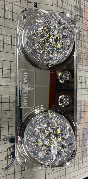 White/Blue Interior Sleeper Dome Light Bracket For Watermelon ( 2 ) Li ...