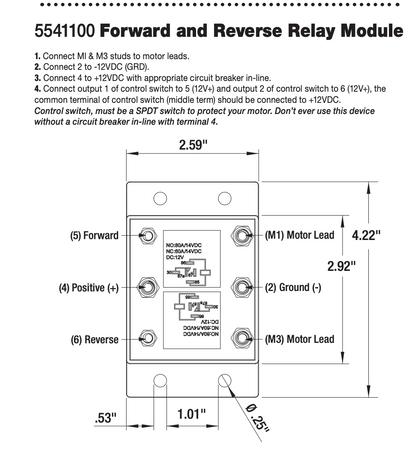 Forward And Reverse Relay Module Tarp motor – MiamiStar.com