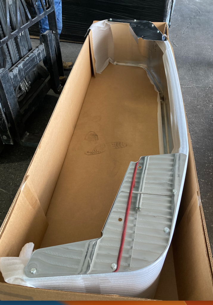 18" Bumper Chrome Fits Peterbilt 367, 567 Setback Axle External ...