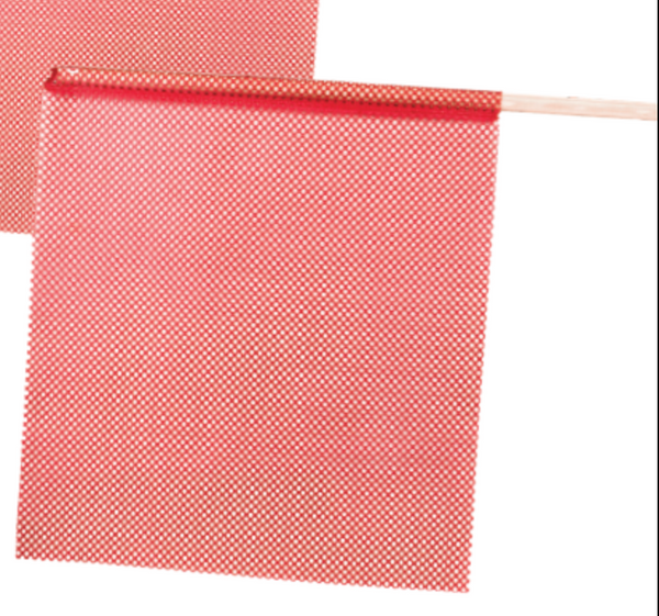 Red mesh Safety Flag 24" X 24" – MiamiStar.com