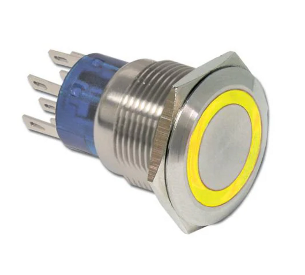 Amber Metal Push Button Switch – MiamiStar.com