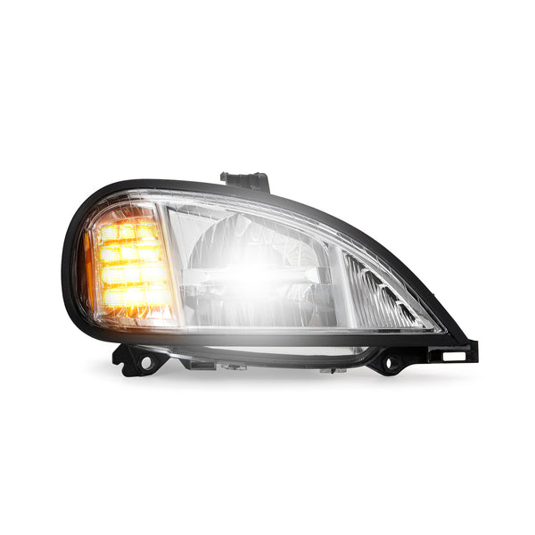 Black Reflector Headlamp Fits Freightliner Columbia Passenger Side ...