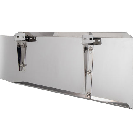 10" to 12" V Style Stainless Steel Visor for Mack RD/R600/R700 ...